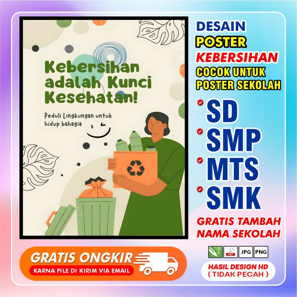Jual DESAIN POSTER COCOK UNTUK SEKOLAH | Shopee Indonesia