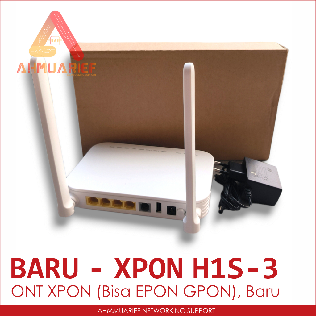 Jual BARU - ONT ONU MODEM XPON H1S-3 H1S BISA EPON DAN GPON WIFI ...