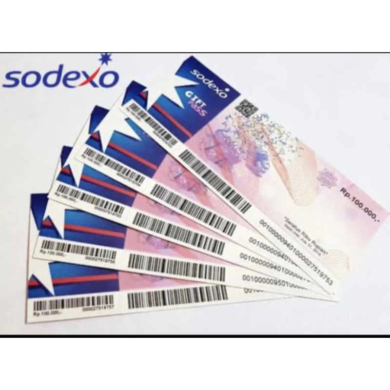 Jual voucher sodexo 100 / 50 /25 | Shopee Indonesia