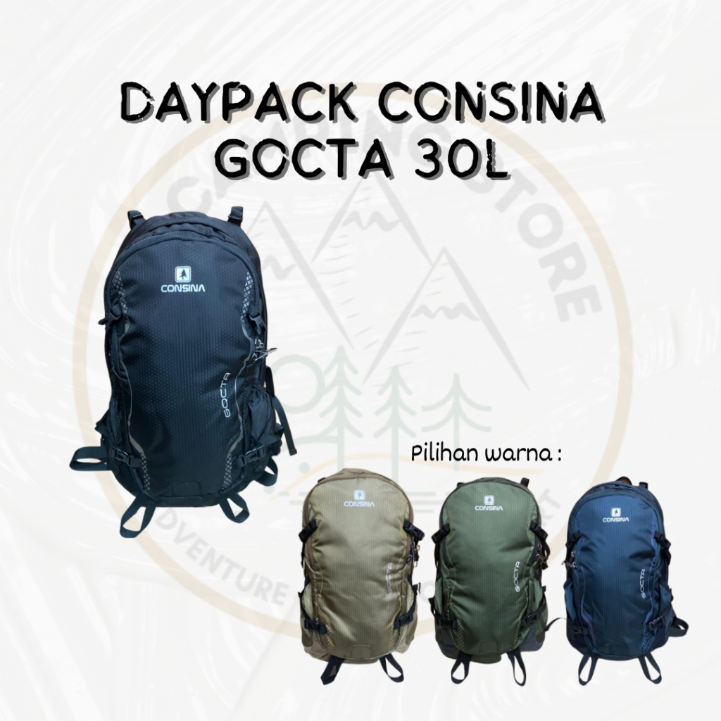 Jual Daypack Capertee Consina / Daypack Gocta 30L Consina / Tas Consina ...