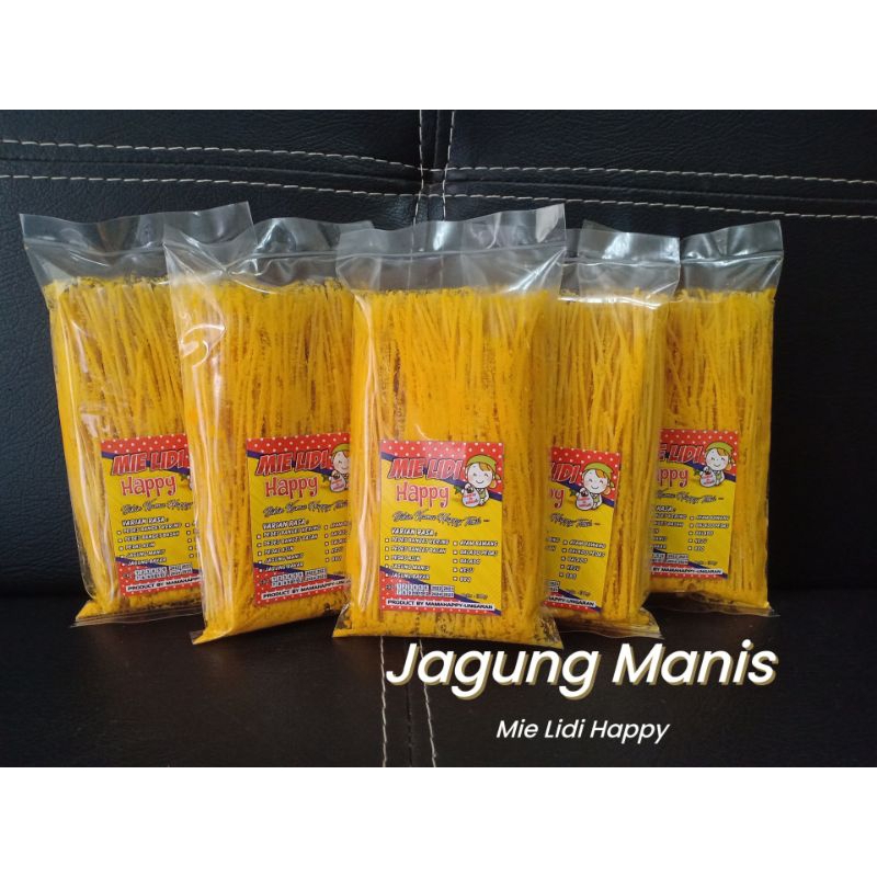 Jual MIE LIDI HAPPY | MILIDI | LIDI | BITING | MIE LIDI 120gr | Shopee ...