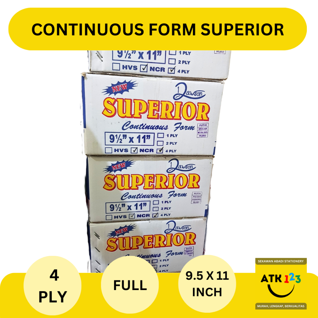 Jual Continuous Form Superior Uk. 9,5