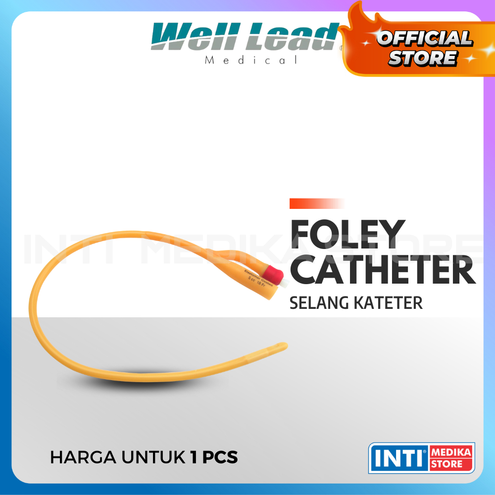 Jual WELL LEAD - Foley Catheter Latex 2 Way | Selang Kateter Welllead ...