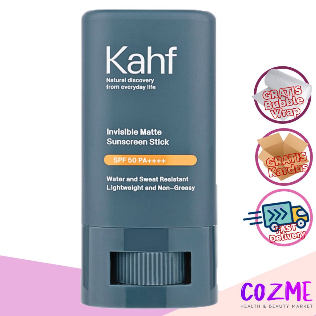 Jual KAHF Invisible Matte Sunscreen Stick SPF 50 PA ++++ 22gr | Shopee ...
