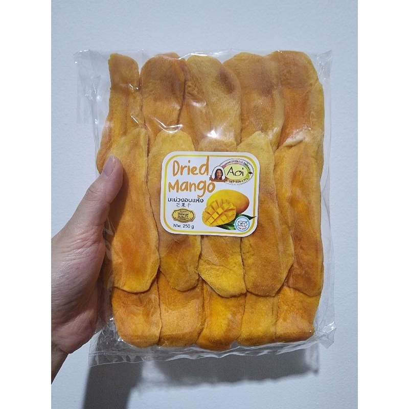 Jual AOI DRIED MANGO 250GR Original Thailand | Manisan Buah Mangga ...