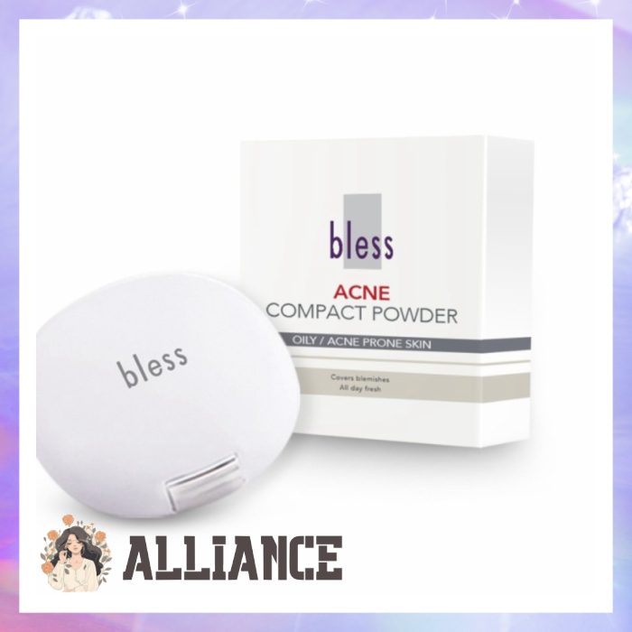 Jual [TERBARU] BLESS ACNE COMPACT POWDER BEIGE 18G | Shopee Indonesia