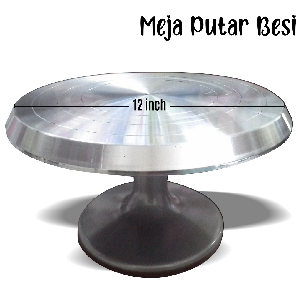 Jual Meja Putar Besi| Diameter 12 Inch| Meja Putar Hias Kue ( Harga ...