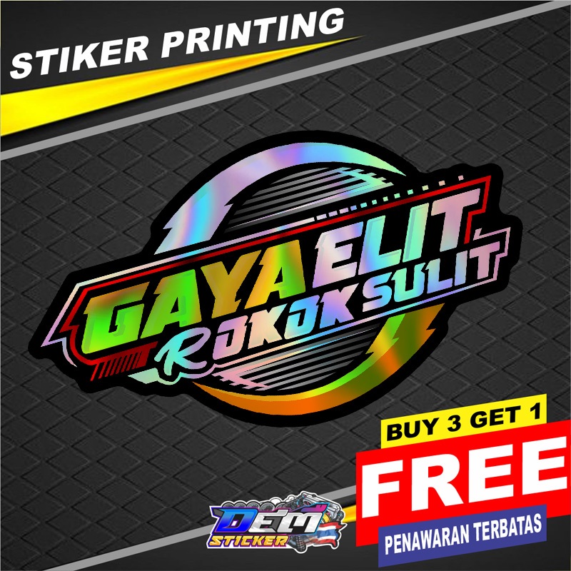 Jual STIKER GAYA ELIT ROKOK SULIT STIKER PRINTING HOLOGRAM DAN BIASA ...
