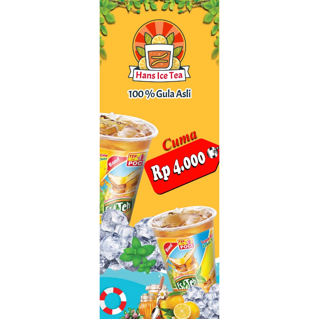 Jual Spanduk Banner Teh Poci Standing Baner Cetak Spanduk Jualan Es Teh ... Jual Spanduk Banner Teh Poci Standing Baner Cetak Spanduk Jualan Es Teh ...