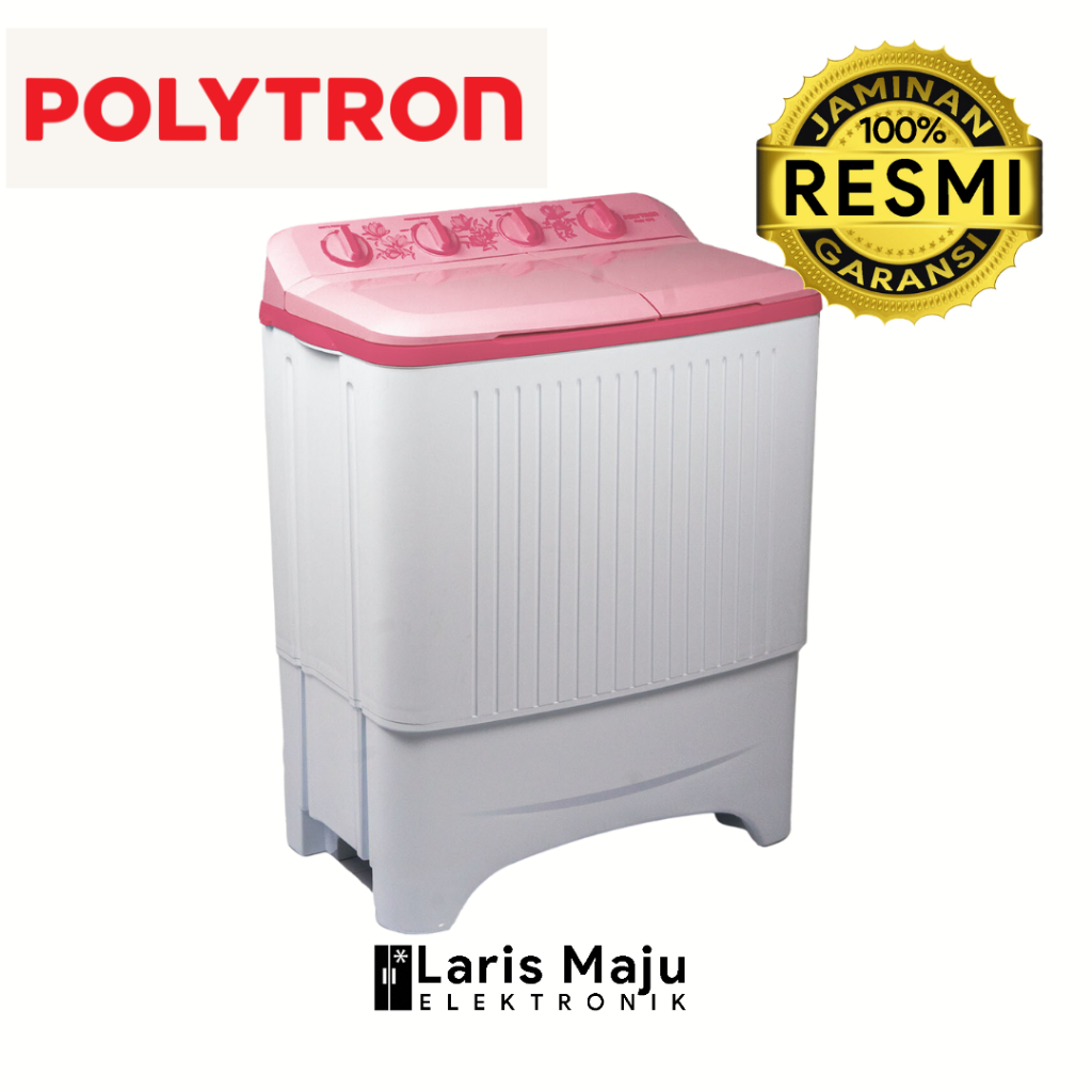 Jual POLYTRON Mesin Cuci PWM 8076 - 2 Tabung Kapasitas 8 Kg Anti Karat ...