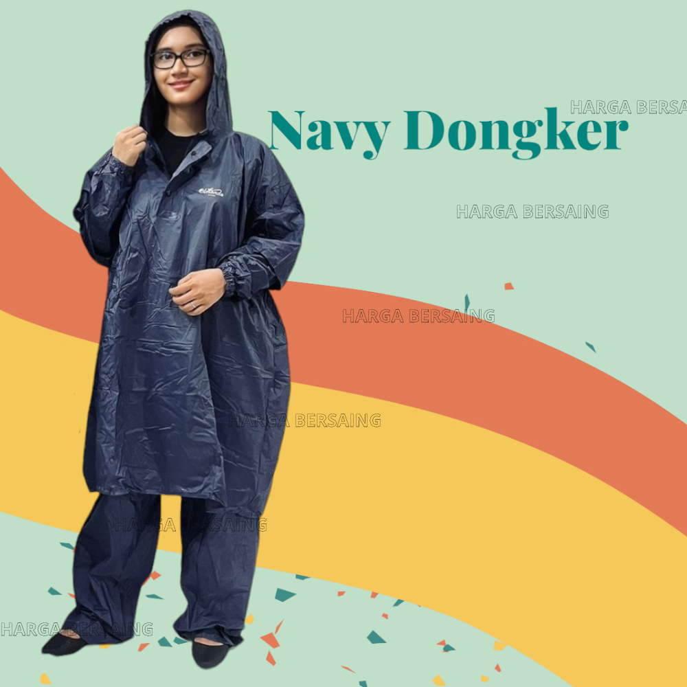 Jual Jas Hujan Ponco Lengan Celana Elmondo Prima 716 Raincoat Mantel Mantol Dewasa Pria Wanita ...