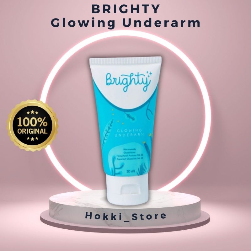 Jual BRIGHTY Glowing Underarm Gel Pemutih Ketiak & Area Lipatan Gelap ...