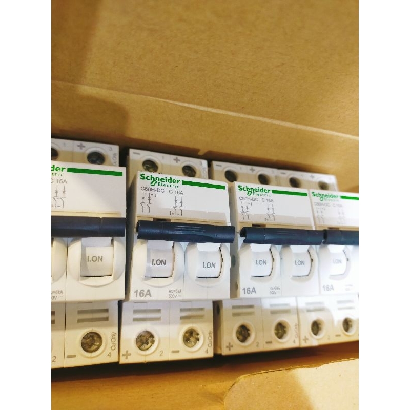 Jual mcb c60h dc 2p 16a schneider | Shopee Indonesia