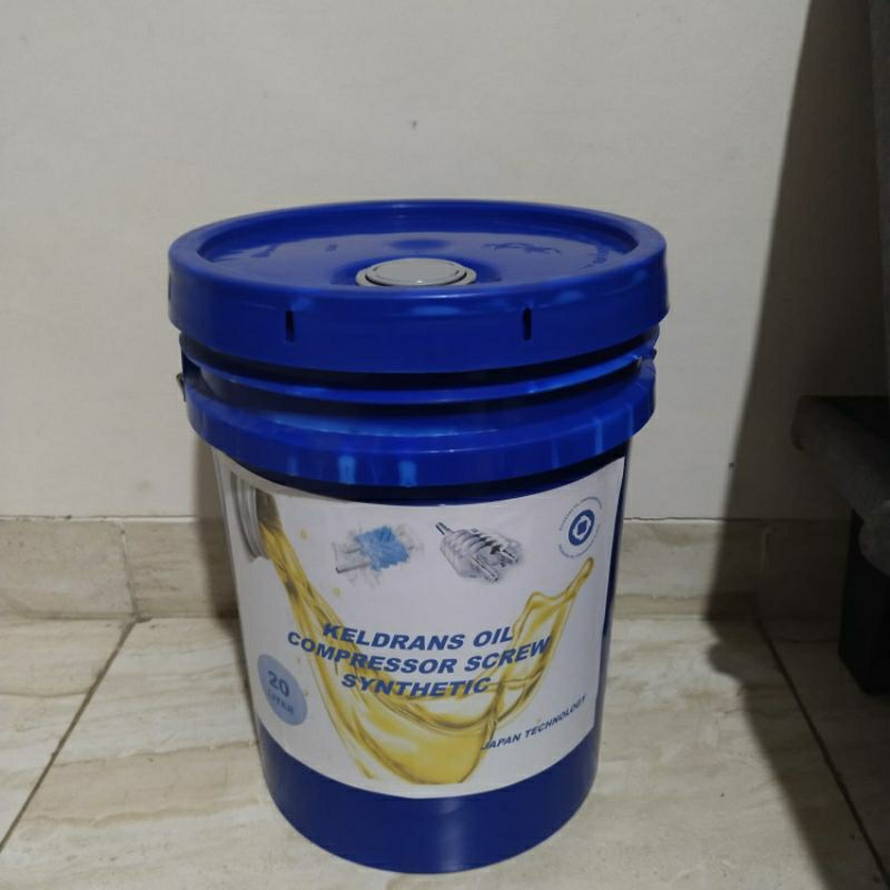 Jual Oli Kompresor Screw KELDRANS GOLD 20Liter OLI SYNTHETIC VG46 ...
