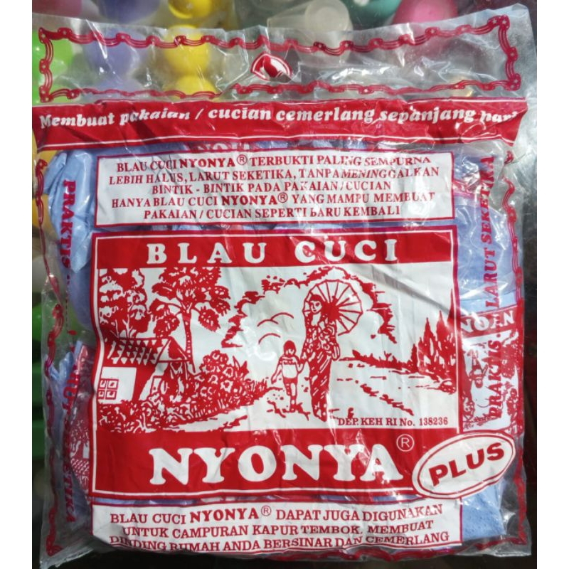 Jual BULAO - Bulao Cap NYONYA / Blau Cuci isi 30 Sachet | Shopee Indonesia