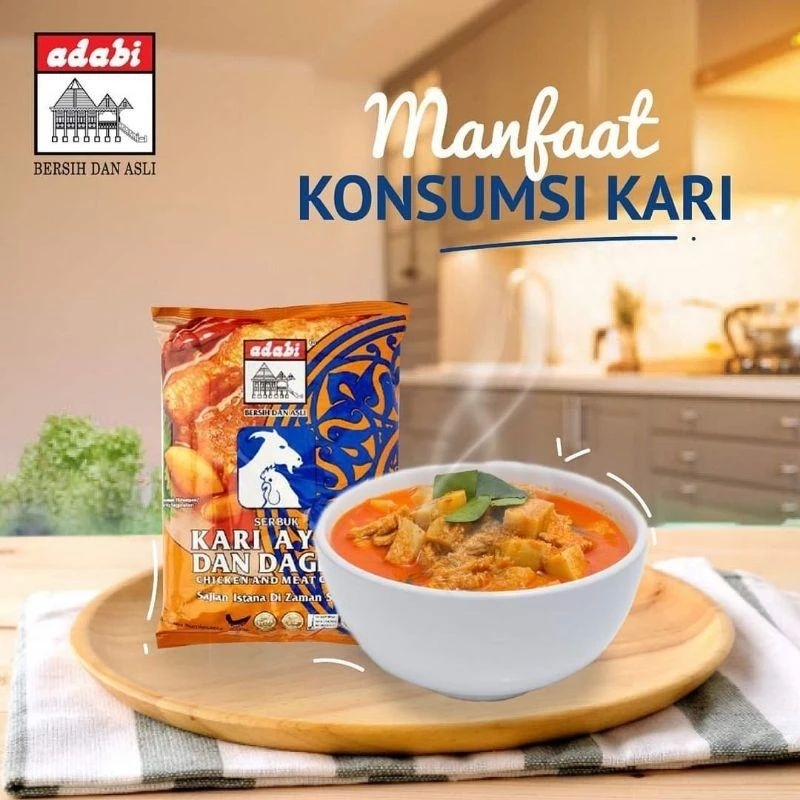 Jual ADABI BUMBU KARI AYAM DAN DAGING 24 gr | Shopee Indonesia