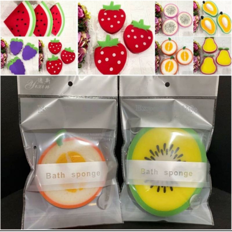 Jual Sponge motor Buah / Sponge Cuci Piring / Spon Cuci Piring Karakter ...