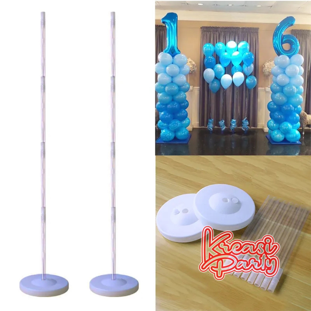 Jual Standing Tiang + Tatakan Balon 90cm / Standing Balon / Tiang Balon ...