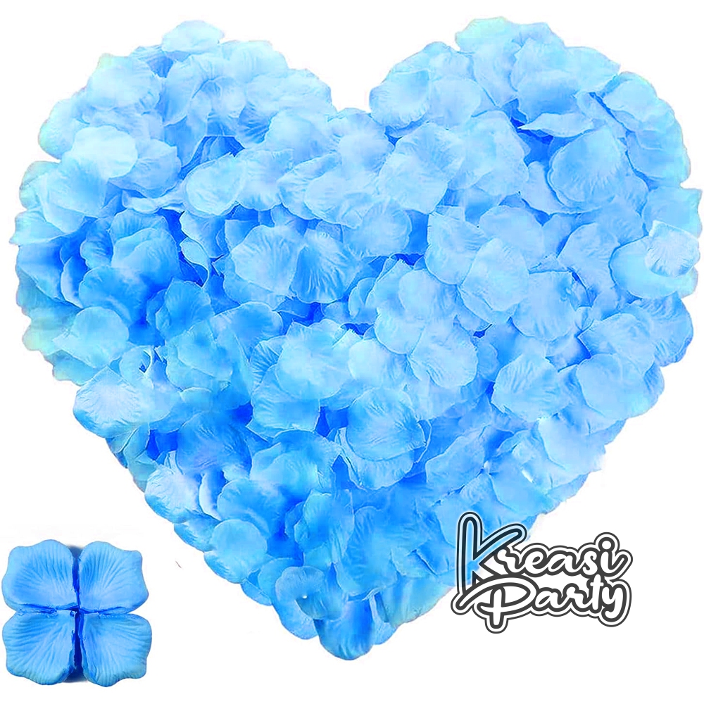 Jual Rose Petal Biru Muda / Bunga Tabur / Bunga Artifisial / Kelopak ...