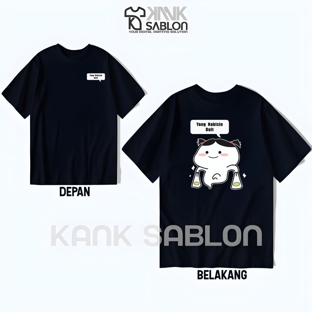 Jual Kank Sablon - Baju Tshirt Kaos Animasi Pentol Jual Kank Sablon - Baju Tshirt Kaos Animasi Pentol