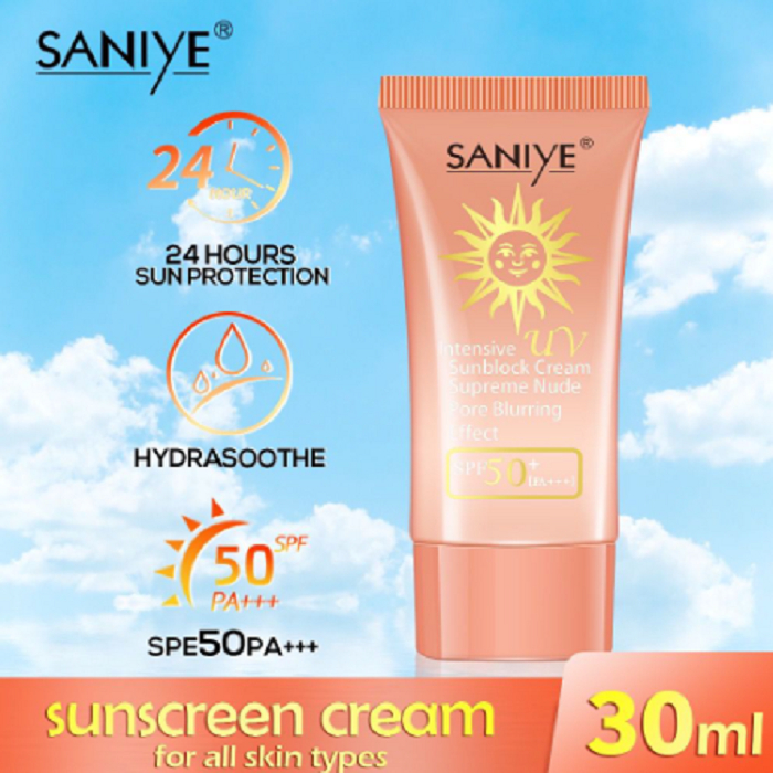 Jual R1213 bpom SANIYE Sunscreen Sunblock SPF50++ 30ml Tabir Surya ...