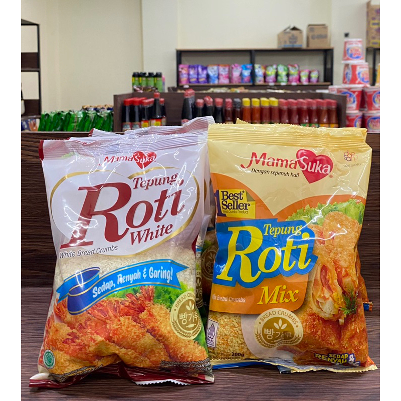 Jual Mama Suka Tepung Roti White Bread Crumbs Orange Bread Crumbs Mix Breadcrumbs Tepung Panir