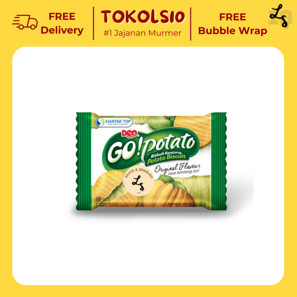Jual Deo Go! Potato Renceng Biskuit Kentang Ecer 500/1000 isi 20 pcs ...