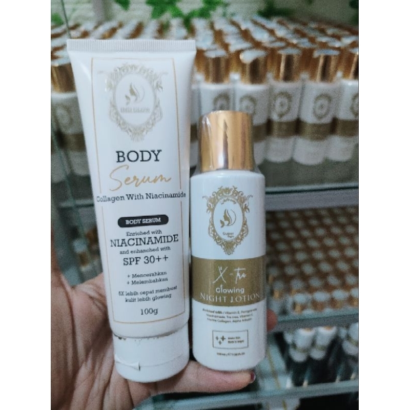 Jual HB X-TRA MALAM & BODY SERUM ( IMD GLOW ) | Shopee Indonesia