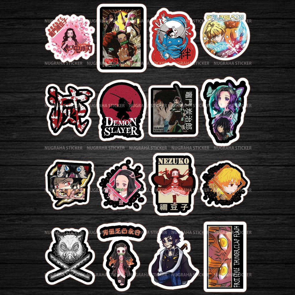 Jual 416 PCS Sticker Muichiro Tokito Demon Slayer - Muichiro Tokito ...