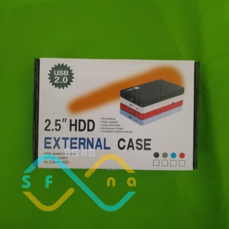 Jual HDD Enclosure Casing Hardisk Ekternal 2.5 usb 2.0 | Shopee Indonesia