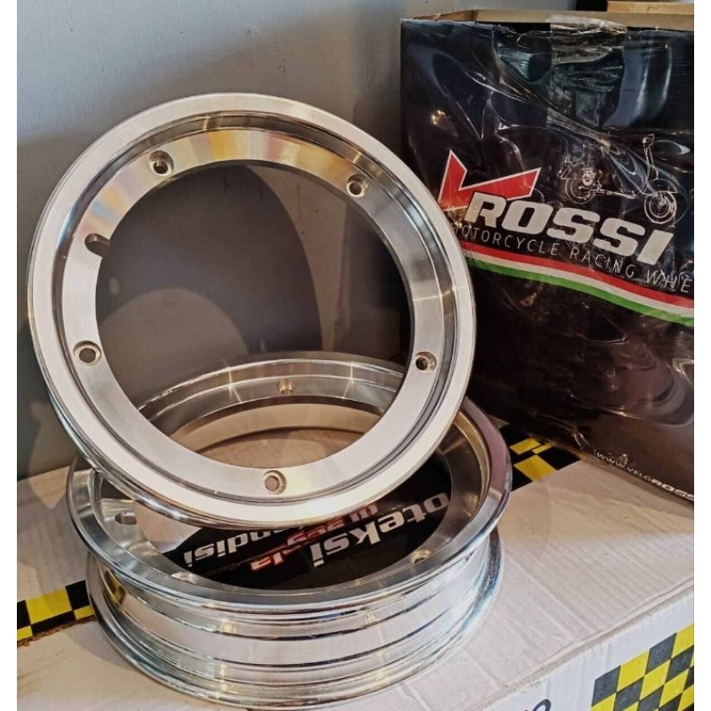 Jual Velg Tubeless vespa Vrossi ring 10 model polish (harga sepasang ... Jual Velg Tubeless vespa Vrossi ring 10 model polish (harga sepasang ...