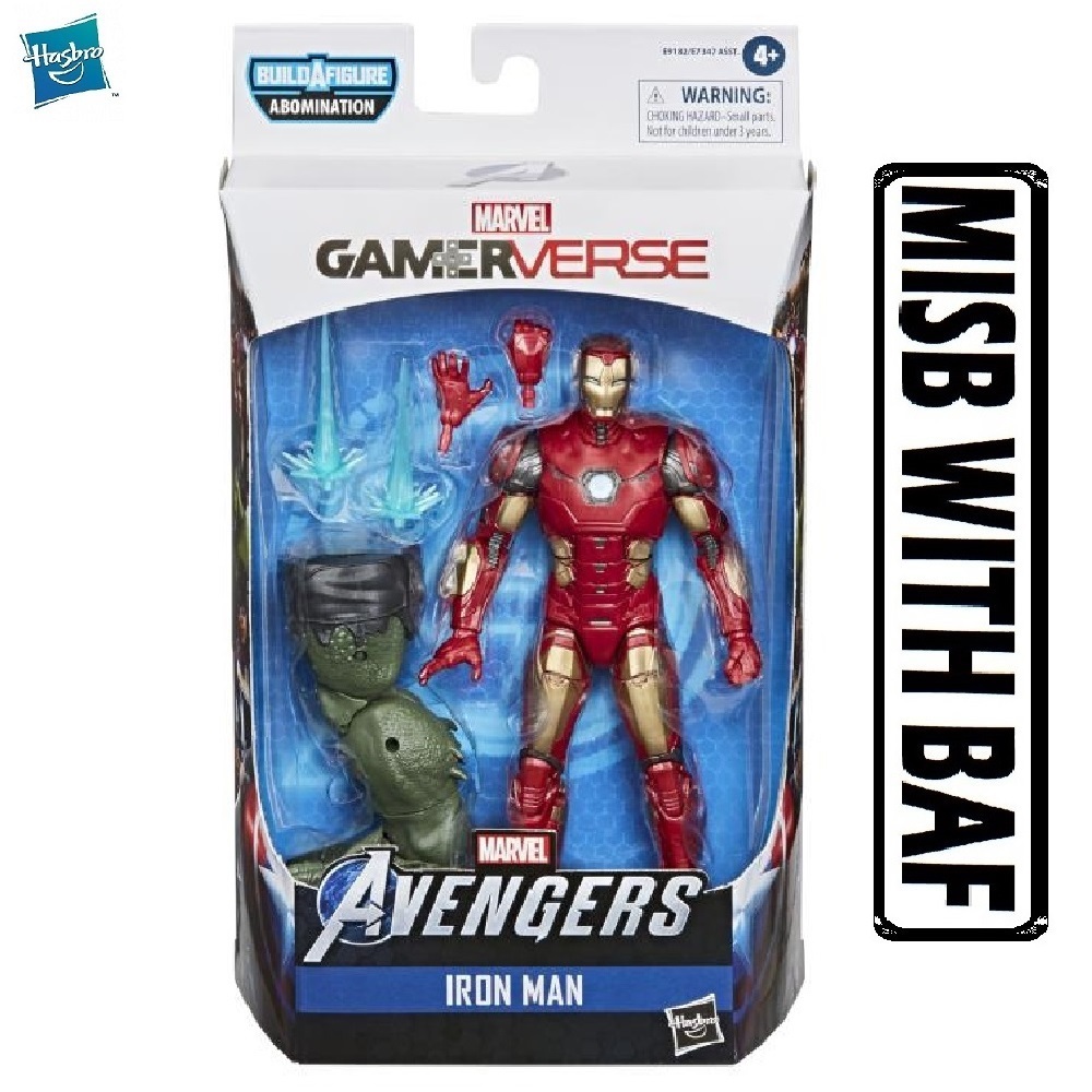 Jual MARVEL GAMERVERSE Legends Series Avengers Wave Iron Man Figure BAF ...