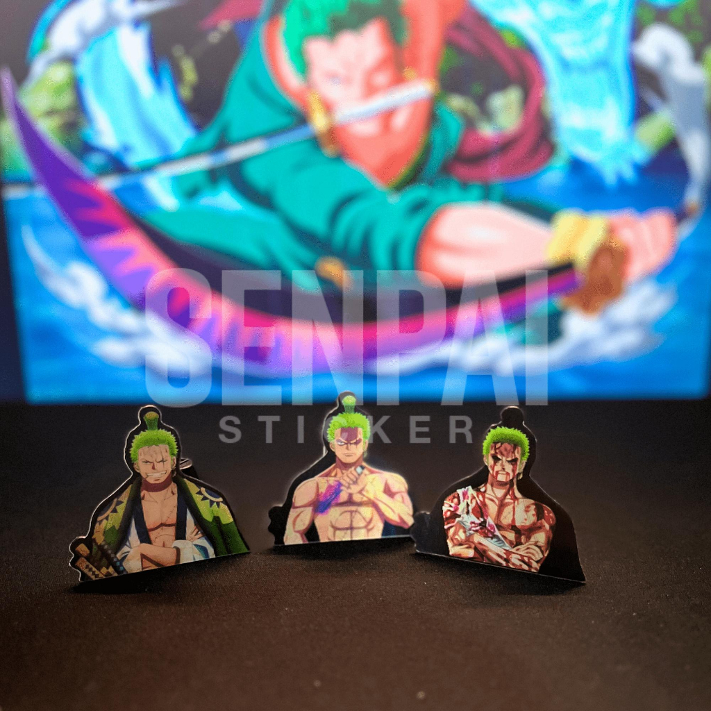 Jual MINI SENPAI STICKER Stiker Anime 3D KECIL TER MURAH | Levi Makima ...