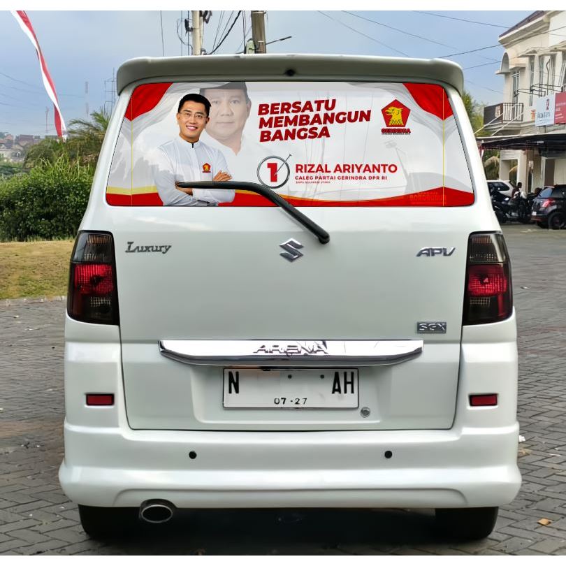 Jual Stiker OneWay APV / sticker Oneway Vision - Stiker tembus pandang ...