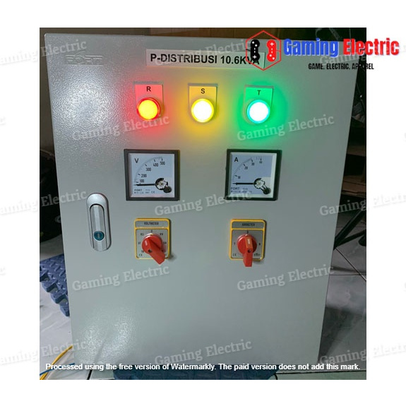 Jual Panel distribusi 3 phase daya 10.600VA/10.6Kva + Metering | Shopee ...