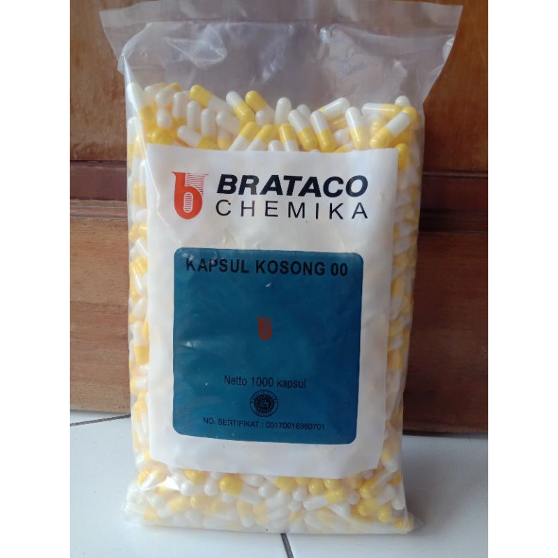 Jual kapsul kosong cangkang kapsul brataco 00 | Shopee Indonesia