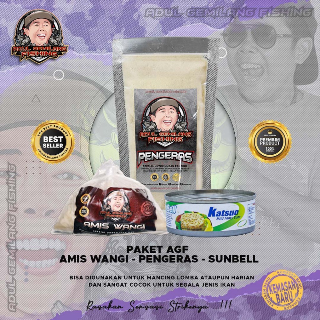 Jual PAKET 1 AGF UMPAN AMIS WANGI SPESIAL IKAN RAME & INDUK | Shopee Indonesia