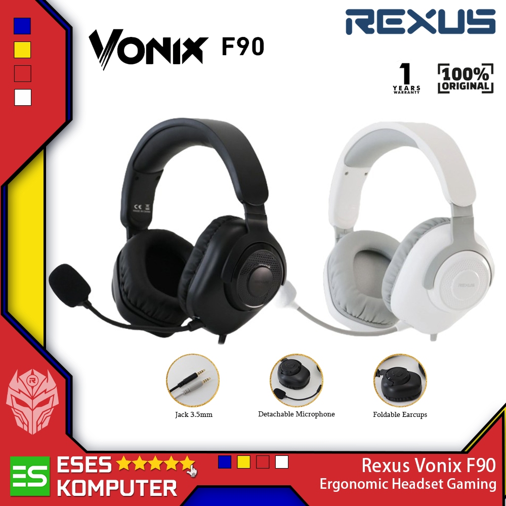 Jual Headset Rexus Vonix F90 F-90 | Headset Gaming | Shopee Indonesia