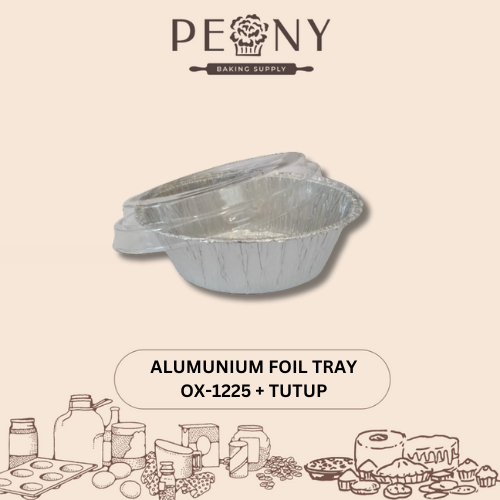 Jual ALUMUNIUM FOIL TRAY OX-1225 DAN RX-14081 DENGAN TUTUPNYA | Shopee ...