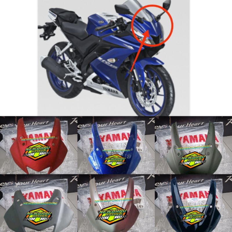 Jual BODY COWLING TAMENG DEPAN YAMAHA R15 VVA V3 HITAM MERAH SILVER ...