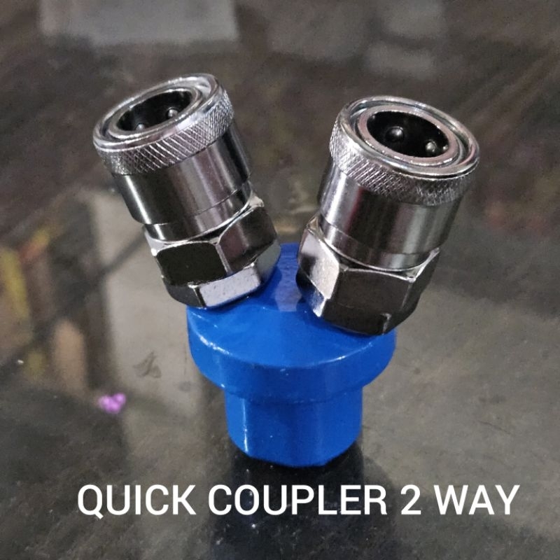 Jual Quick Coupler 2 Pass 2 Way Cabang 2 | Shopee Indonesia