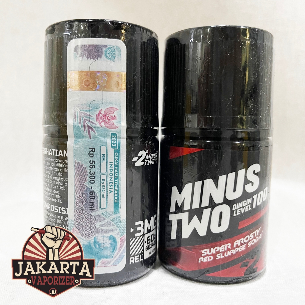 Jual MINUS TWO V3 RED SLURPEE SODA 60ML 3MG BY ORA BREWERY | Shopee ...