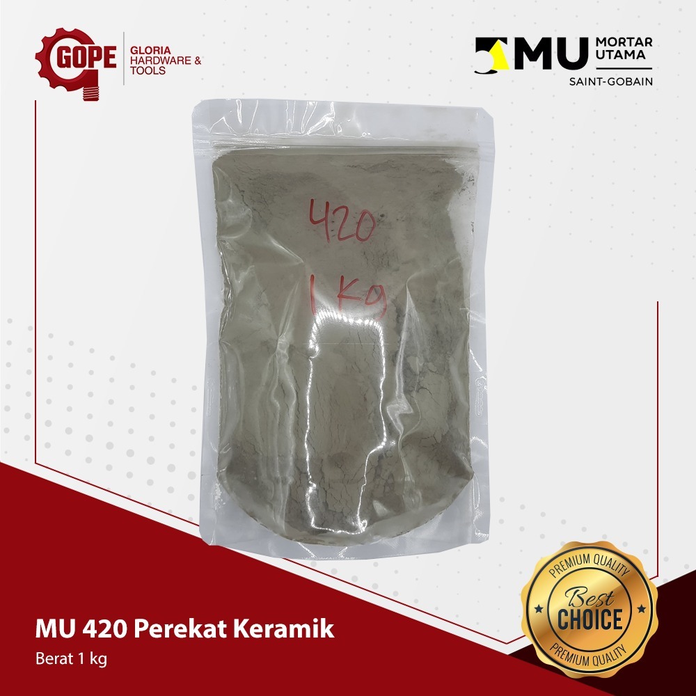 Jual Mu 420 Mortar Utama Semen Pasang Keramik Kemasan 1 kg | Shopee ...
