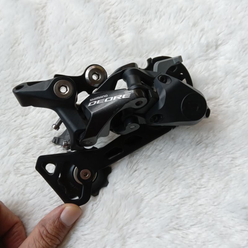 Jual RD Shimano Deore GS M6000 Medium Cage Lock Japan 10 Speed Seperti Baru | Shopee Indonesia