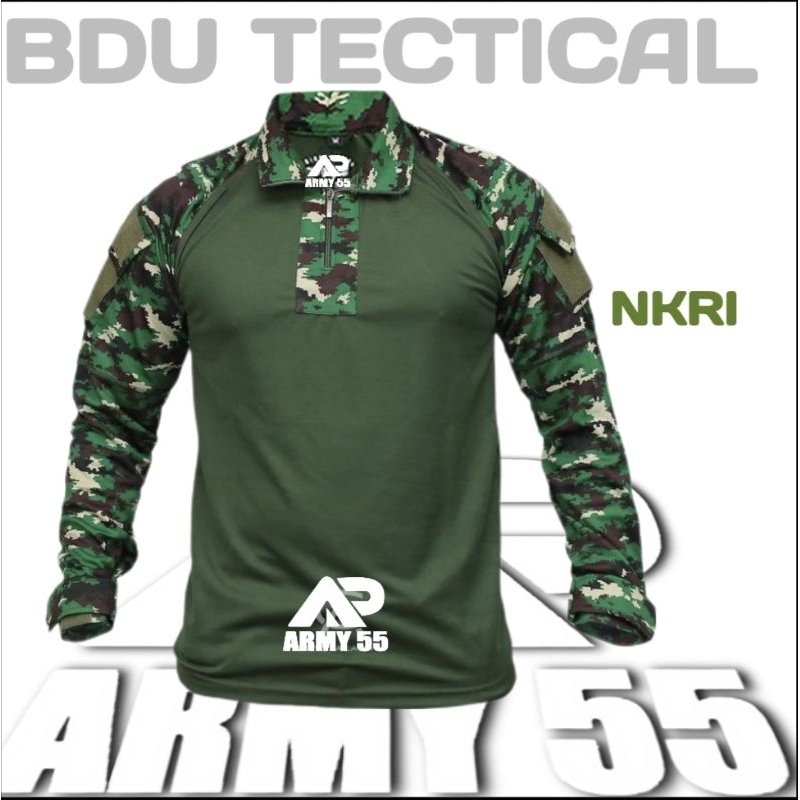 Jual BDU Tactical //Kaos Lapangan /BDU lapangan BDU Loreng | Shopee Indonesia