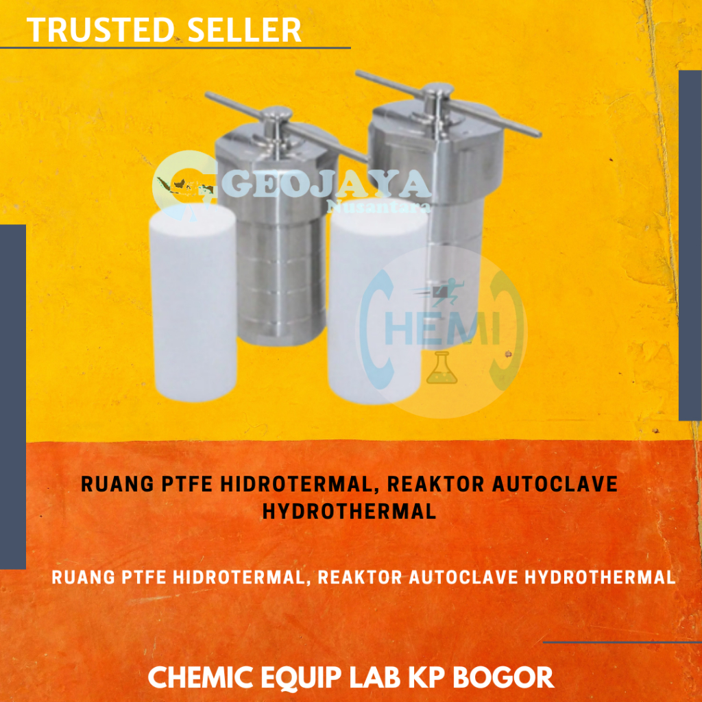 Jual Ruang PTFE Hidrotermal, Reaktor Autoclave Hydrothermal (Eco ...