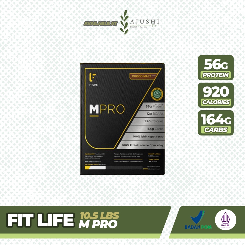 Jual Fitlife Mpro Gainer 5.3 Lbs (2,4 kg) Fitlife Mass Pro - 2,4kg ...