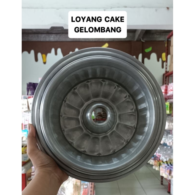 Jual LOYANG CAKE GELOMBANG/CAKE MARMER/cetakan kue BOLU | Shopee Indonesia