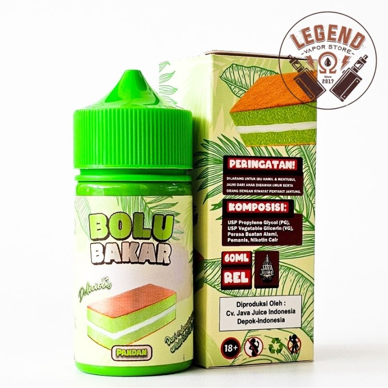 Jual FREEBASE - LIQUID BOLU BAKAR PANDAN 60ML AUTHENTIC | Shopee Indonesia