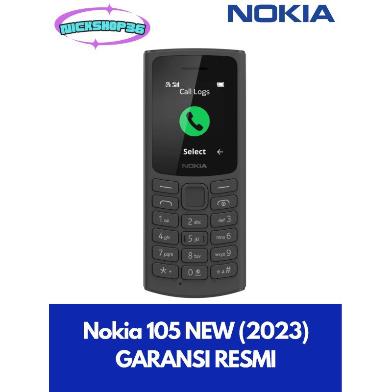 Jual Nokia 105 NEW LEDA (2023) GARANSI RESMI | Shopee Indonesia